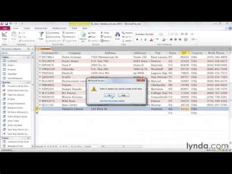 Understanding The Cannot Contain A Null Value Error From The Course Access 2010 Power Shortcuts