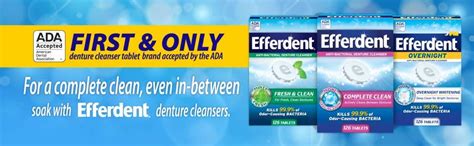 Efferdent Plus Mint Anti Bacterial Denture Cleanser 126 Tablets Fres Arenade Ph
