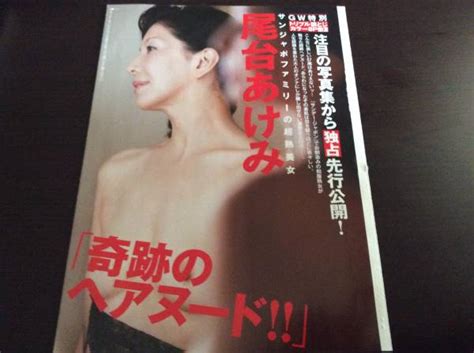 尾台あけみ 奇跡のヘアヌード 袋とじ タレント 売買されたオークション情報yahooの商品情報をアーカイブ公開 オークファン