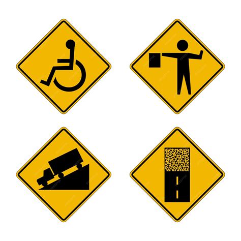 Premium Vector Road And Traffic Signs Vector Collection