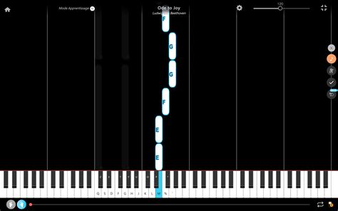 Ode To Joy Piano Tutorial With Letter Notes La Touche Musicale
