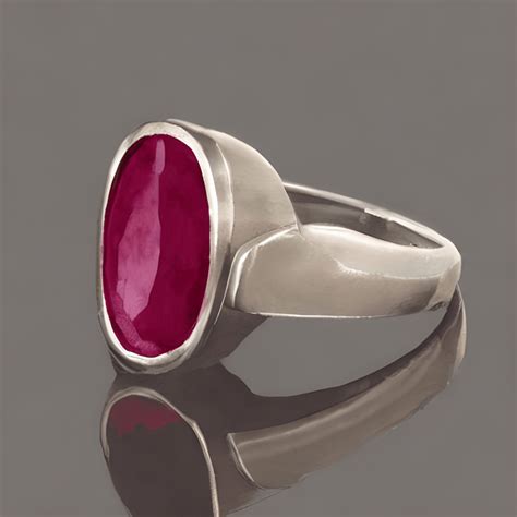 Magical Inscribed Ruby Ring Of King Solomon · Creative Fabrica