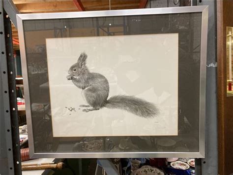 William Geldart A Framed And Glazed Limited Edition Print Of A Red