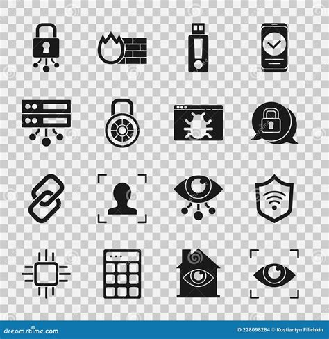 Set Eye Scan Shield With Wifi Wireless Cyber Security Usb Flash Drive Safe Combination Lock