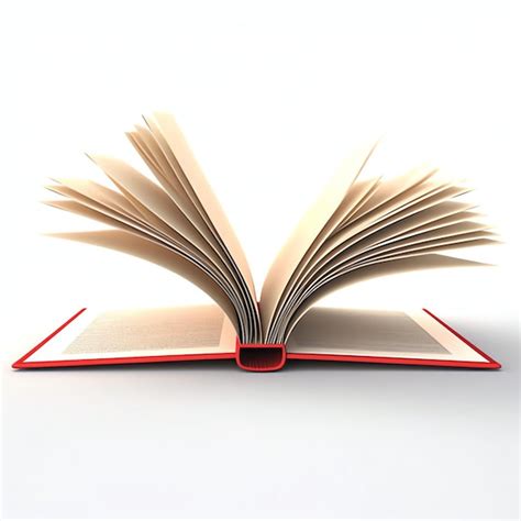 Вид сверху на открытую книгу с пустыми пустыми белыми страницами состав ...