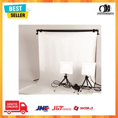 Jual Paket Tiang Stand Background Foto Studio 1 Set Tiang Background