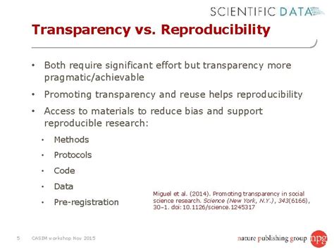 The Role Of Journals And Publishers In Reproducible
