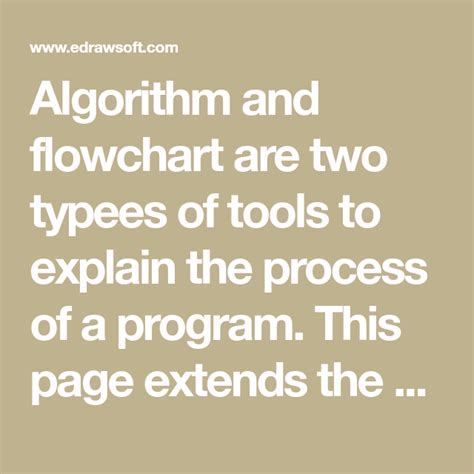 Explain Algorithm And Flowchart With Examples Edraw Algorithm Flow Chart Decision Tree
