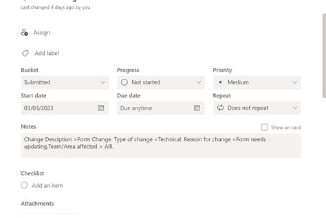 is it possible to add custom fields in a task in planner microsoft