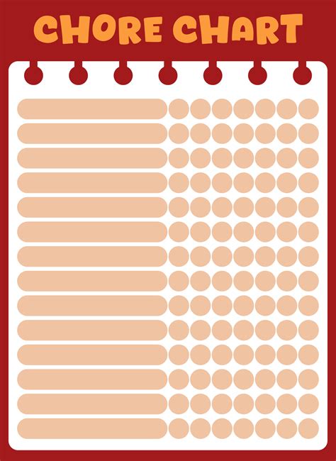 Printable Blank Chart Templates Hd Wallpapers Chore Chart Template My