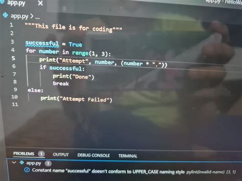 Problem In Declaring Variable Python Code With Mosh Forum