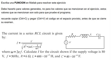 Solved Using A Function In Matlab NOT A SCRIPT Make Sure Chegg Com