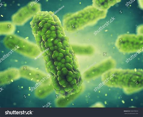 Bacteria Germ Infection Epidemic Disease 3d Stock Illustration