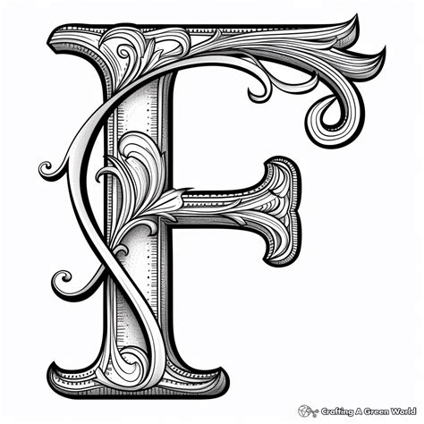 Cursive Letter F