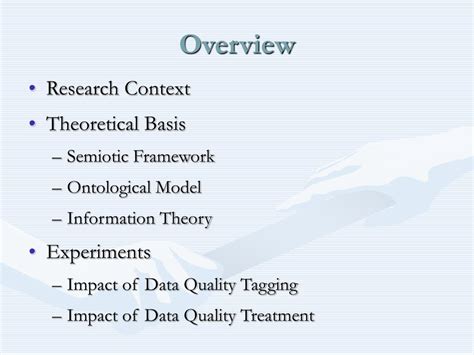 Ppt A Semiotic Information Quality Framework Applications And