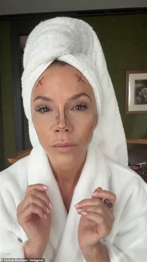 Victoria Beckham Reveals How She Gets Her Defined And Chiseled Face As She Shares A Very Prec