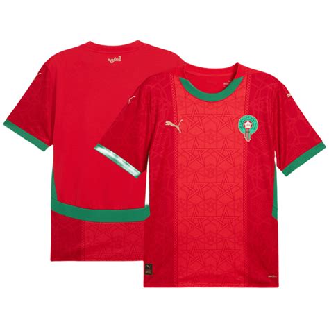 Morocco Soccer Jersey Home Shirt 2024 25
