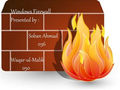 Firewall Presentation Ppt