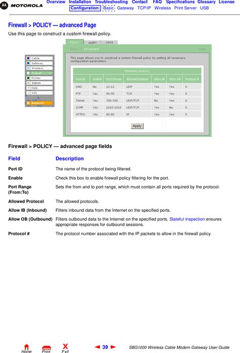 Arris Sbg Cable Modem Gateway User Manual Master