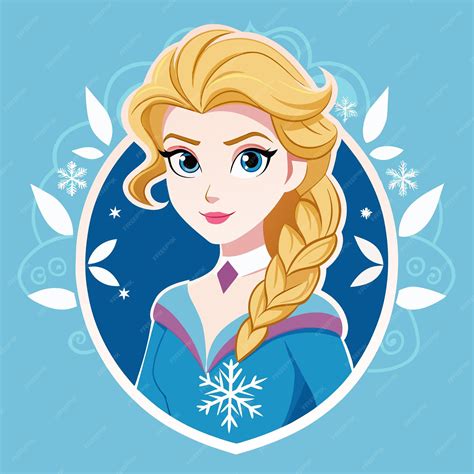 Premium Vector Beautiful Girl Sticker Vector