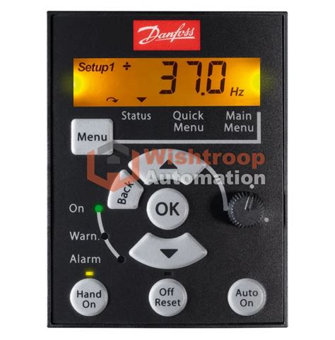Danfoss Fc051 Vlt Control Panel Lcp 12 With Potentiometer Pn 132b0101
