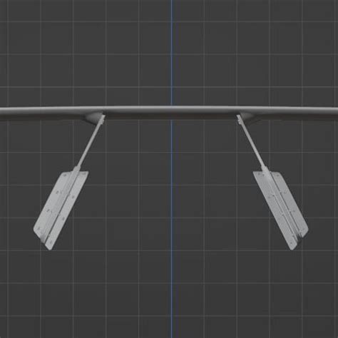 Stl File Boot Trunk Chassis Mount Aero Wing 👢 ・design To Download And