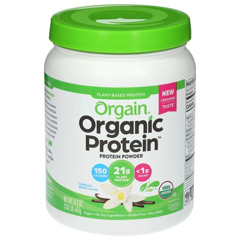 Save On Orgain Organic Vanilla Bean 21g Plant Based Protein Powder