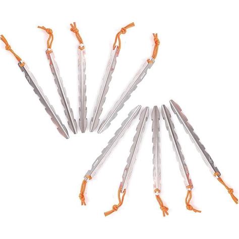 Lot De 10 Piquets De Tentepiquets De Fixation Solv Piquets De Tente
