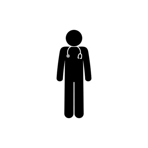 Doctor Stick Figure Army Doctor Medic Medical Military Soldier