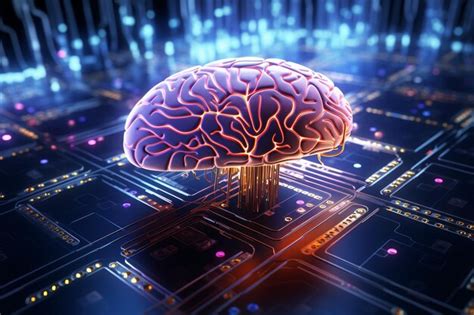 Premium Photo Brain With Neural Connections Transforming Into Generative Ai