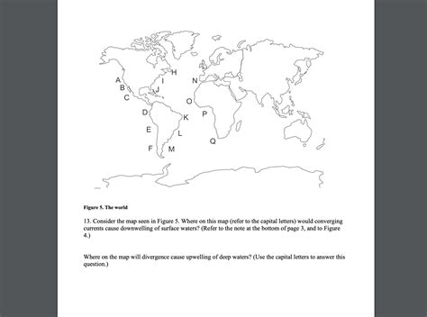 Solved 13 Consider The Map Seen In Figure 5 Where On This