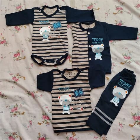 کمدا قیمت و خرید ست لباس تدی رنگ سرمه ای سایز یک