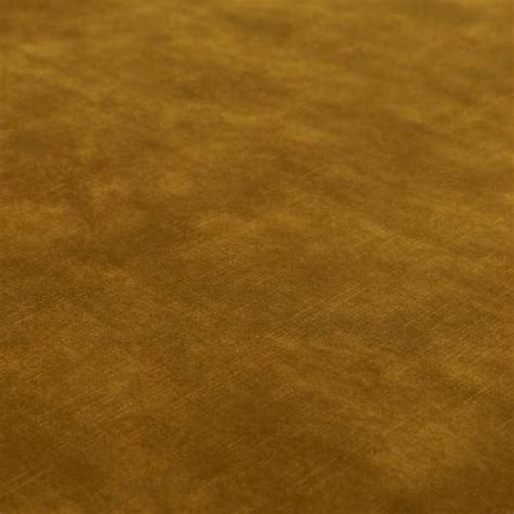 Saluzzo Dusty Gold Yellow Colour Velvet Smooth Ribbed Velveteen