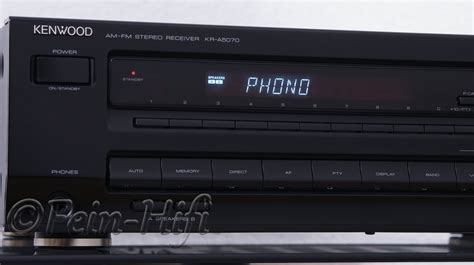 Kenwood KR-A5070 Stereo RDS Receiver mit Phono Eingang