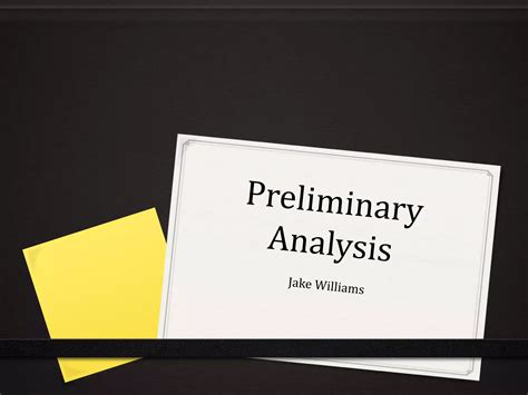 Preliminary Analysis Pptx Preliminary Analysis Pptx