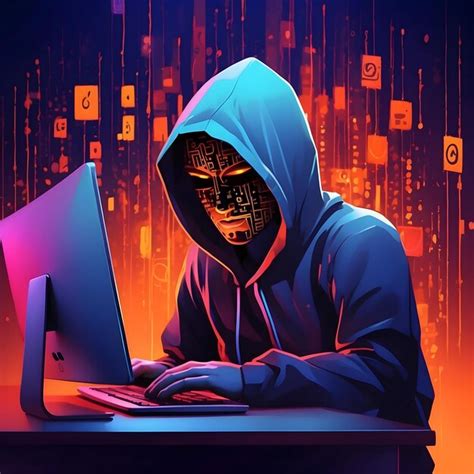 Premium Photo Hacker Illustration Cyber Security Concept Hacking