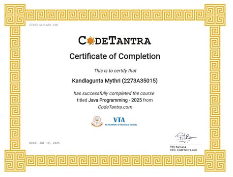 🎉 Im Excited To Share That Ive Successfully Completed The Java