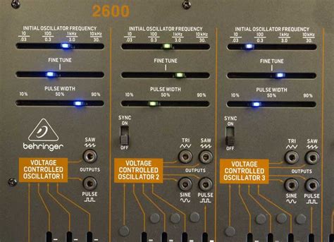 Matrixsynth Behringer 2600 Precision Repeatability Labels