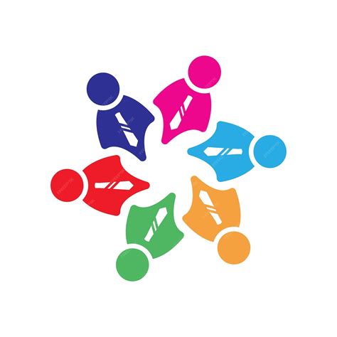 Premium Vector People Icon Work Group Vector