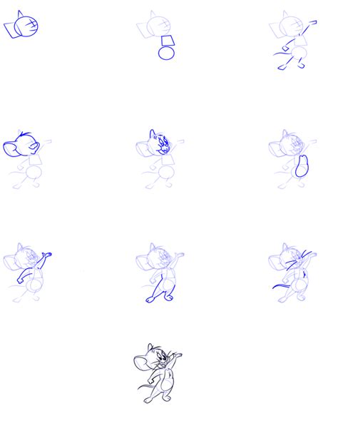20 Easy And Cute Jerry Mouse Drawing Ideas Drawing Photos