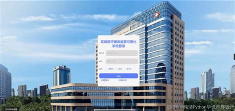 Springboot毕设 区域医疗服务监管可视化系统 程序论文 Csdn博客