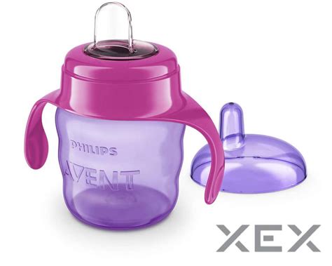Поильник-непроливайка Philips AVENT с мягким носиком 200 мл розовый 6 ...