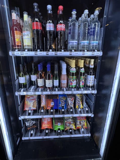 Germany Vending Machine Beverage Choices Rtofizzornottofizz