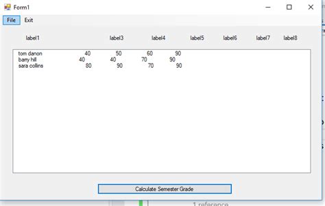 C Reading A File In Listbox Within Columns Stack Overflow