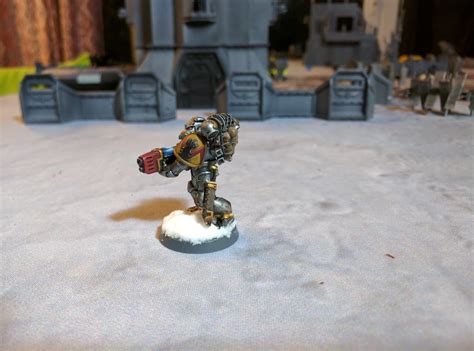 Space Wolves Colour Test Model Rwarhammer