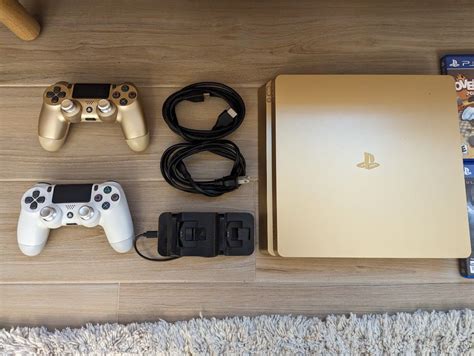 Limited Edition Gold 1tb Playstation 4 Ps4 Slim Video Gaming Video
