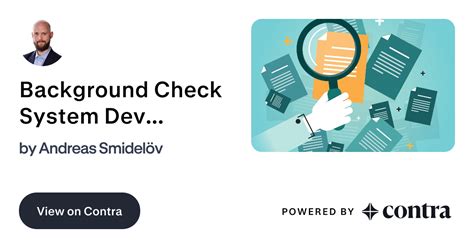 Background Check System Development And Maintenance By Andreas Smidelöv