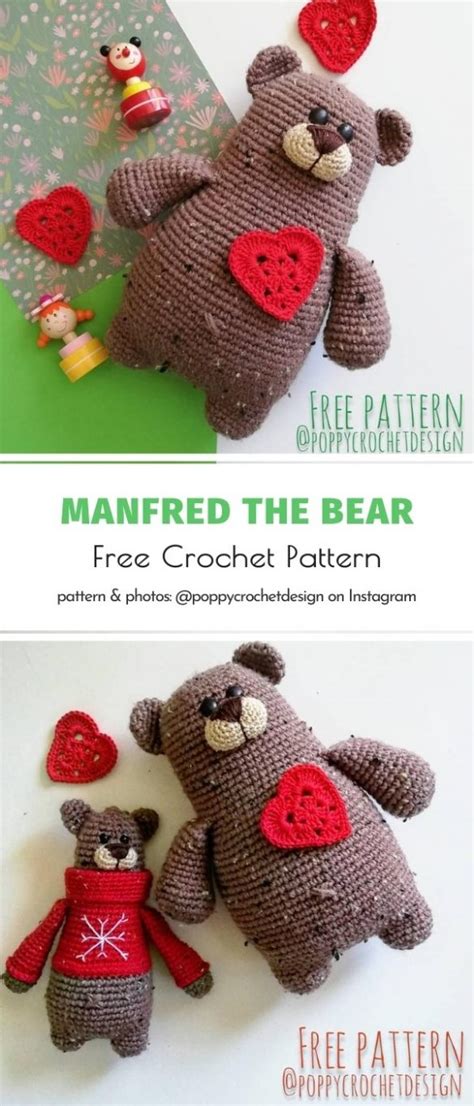 Sweet And Timeless Teddy Bears Free Crochet Patterns Your Crochet