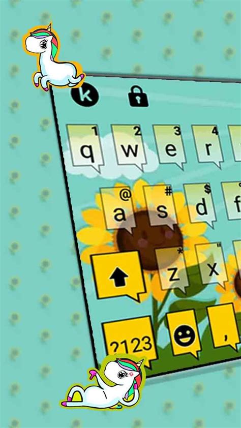 sunflower field keyboard theme apk for android download