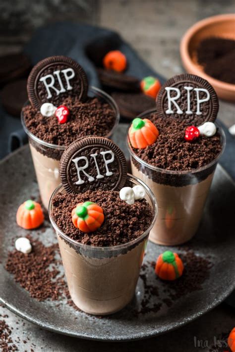 Halloween Dessert Gruselige Mousse Au Chocolate Artofit